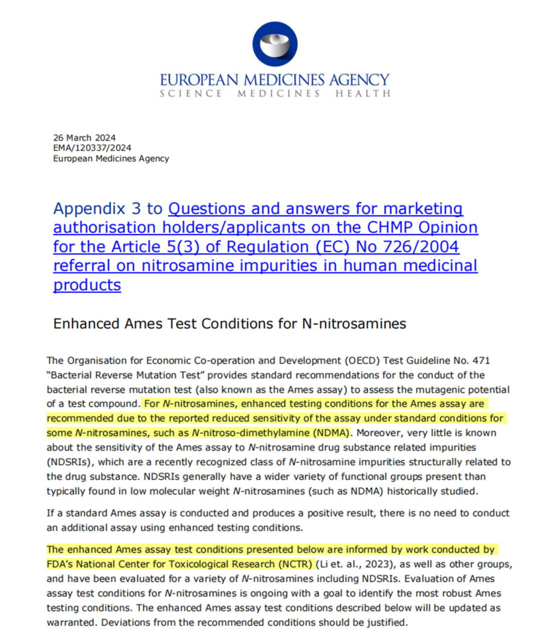 IPHASE/汇智和源 关于N-亚硝胺类杂质遗传毒性的增强Ames试验检测医药新闻-ByDrug-一站式医药资源共享中心-医药魔方