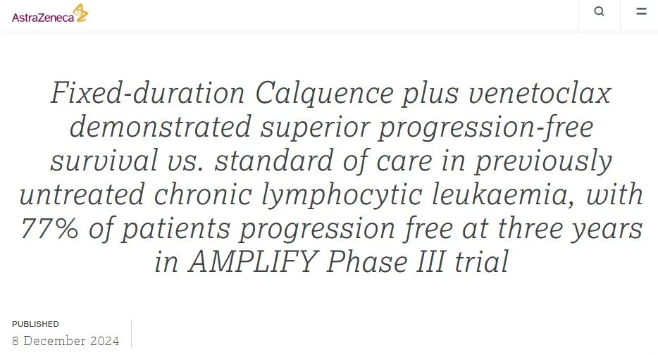 AZ公布Calquence联合疗法积极数据，是目前在白血病治疗中唯一显出疗效的第二代BTK抑制剂医药新闻-ByDrug-一站式医药资源共享中心 ...