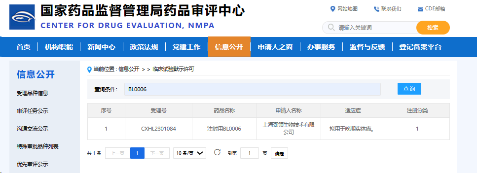 弼领生物BL0006自组装纳米药物NMPA获批开展临床I期试验医药新闻-ByDrug-一站式医药资源共享中心-医药魔方