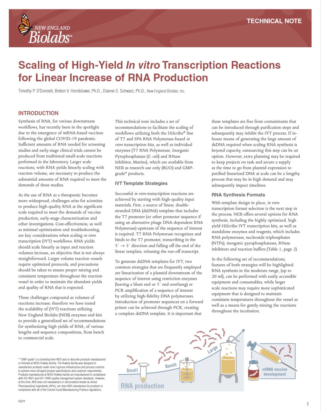 引领高效 RNA 合成：NEB 发布规模化 IVT 技术参考指南医药新闻-ByDrug-一站式医药资源共享中心-医药魔方