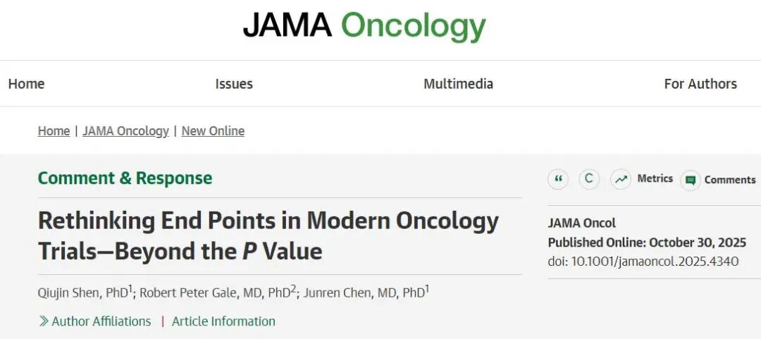 JAMA Oncol | 陈俊仁团队提出临床试验替代终点分析新视角医药新闻-ByDrug-一站式医药资源共享中心-医药魔方