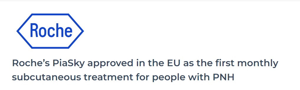 欧盟首批准罗氏新一代抗体疗法每月一次皮下注射治疗PNH医药新闻-ByDrug-一站式医药资源共享中心-医药魔方