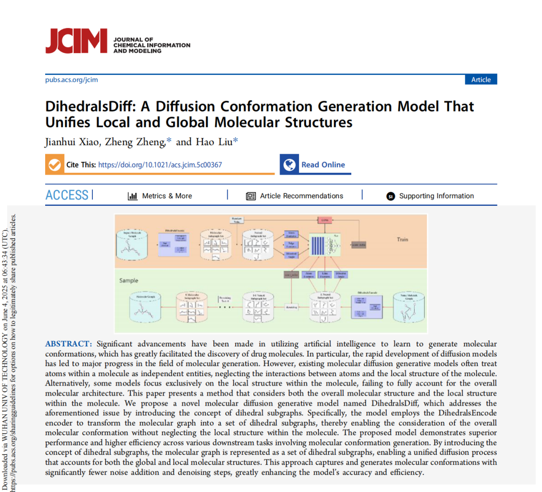 予路乾行再登JCIM，用AI大模型生成小分子3D构象！医药新闻-ByDrug-一站式医药资源共享中心-医药魔方