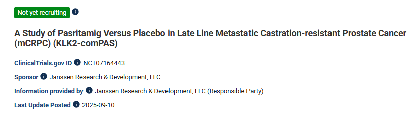 强生全球首创KLK2/CD3双抗启动III期临床医药新闻-ByDrug-一站式医药资源共享中心-医药魔方