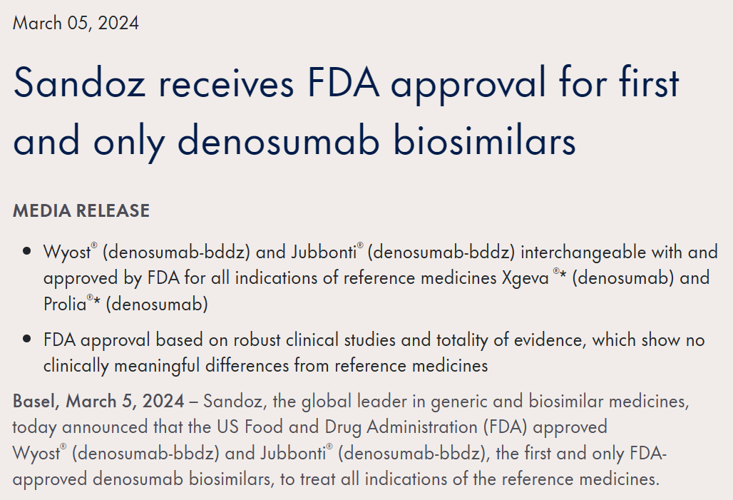 FDA批准首款地舒单抗生物类似药医药新闻-ByDrug-一站式医药资源共享中心-医药魔方
