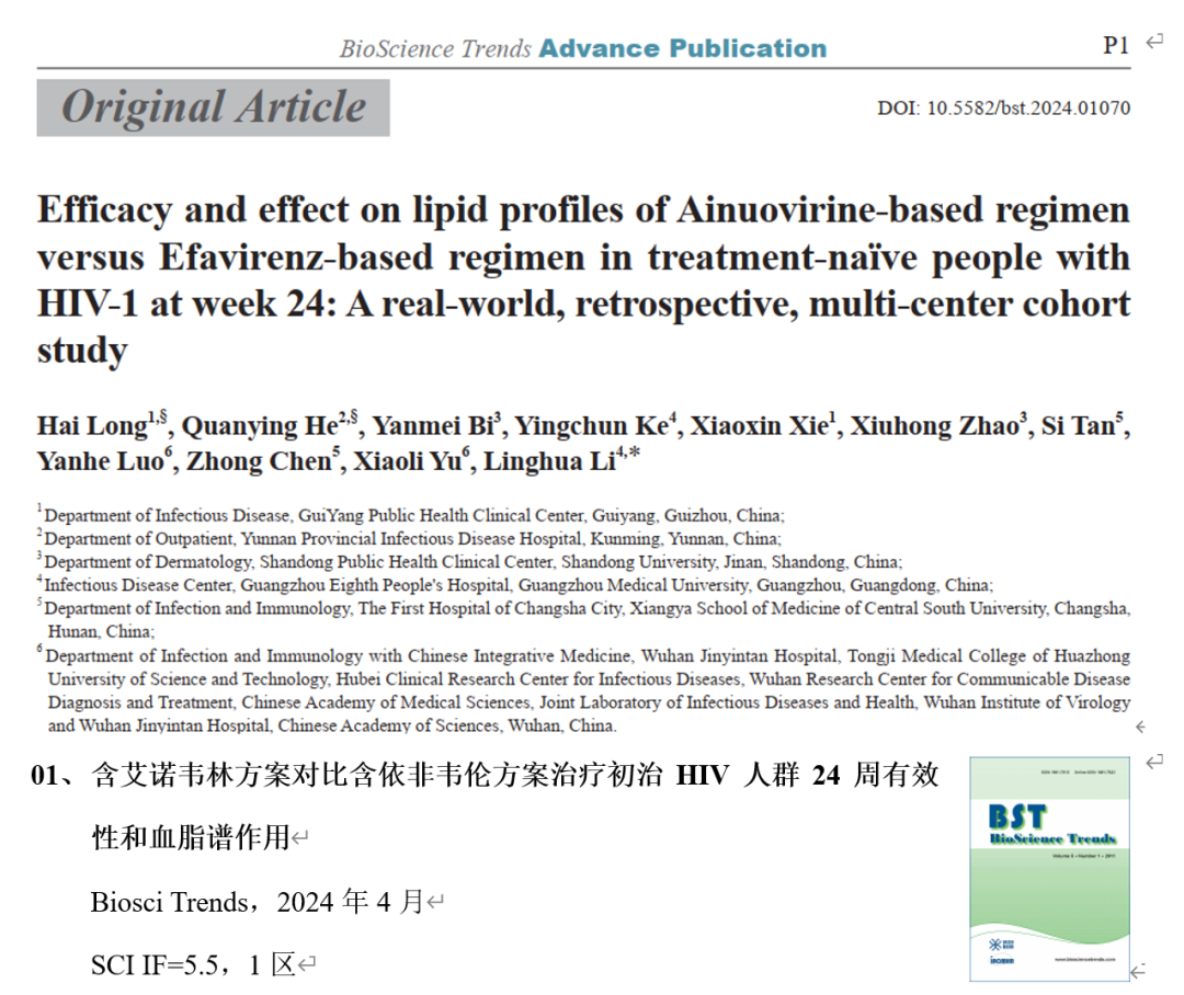 5项真实世界研究证实艾诺韦林方案血脂、精神等安全性优势医药新闻-ByDrug-一站式医药资源共享中心-医药魔方