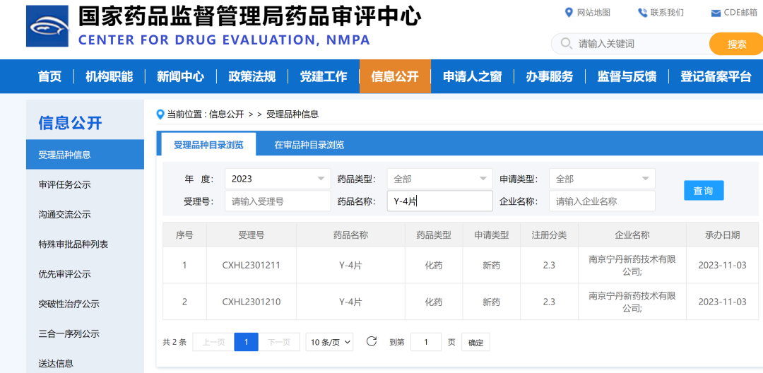 宁丹新药神经痛治疗新药Y-4片IND获美国FDA批准医药新闻-ByDrug-一站式医药资源共享中心-医药魔方
