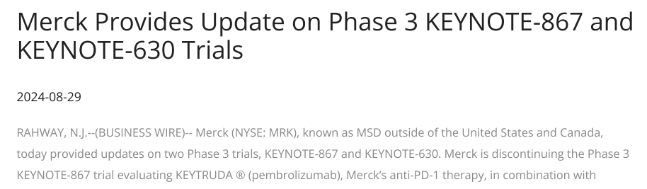 默沙东终止K药两项III期研究医药新闻-ByDrug-一站式医药资源共享中心-医药魔方