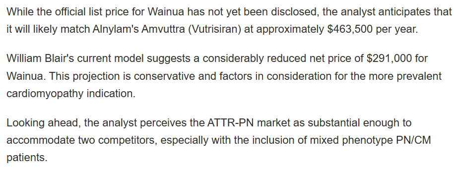 FDA批准ASO疗法Wainua上市，皮下注射，一月一次！医药新闻-ByDrug-一站式医药资源共享中心-医药魔方