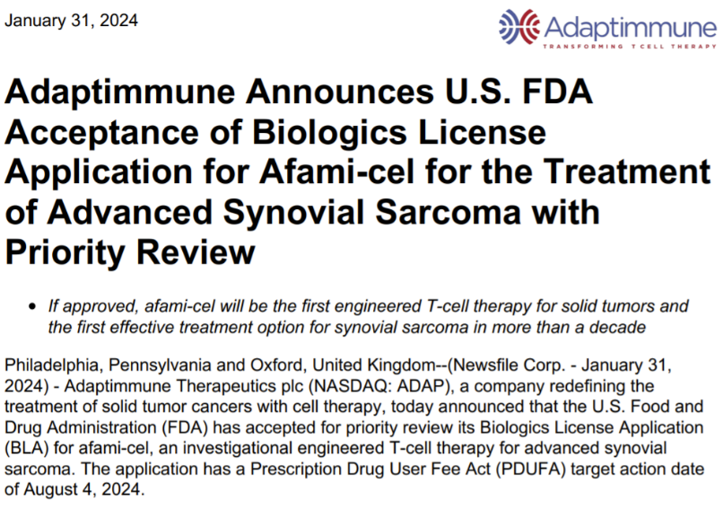 攻克实体瘤！TIL之后，全球首款TCR-T疗法也要来啦！医药新闻-ByDrug-一站式医药资源共享中心-医药魔方