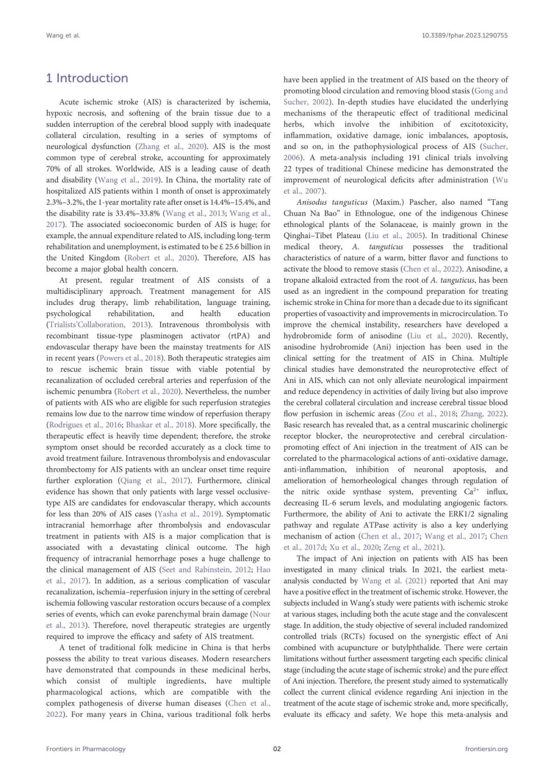 氢溴酸樟柳碱注射液（703）治疗急性缺血性脑卒中有效性和安全性的Meta分析在国际学术期刊发表医药新闻-ByDrug-一站式医药资源共享中心-医药魔方