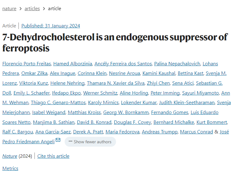 1天2篇论文！Nature揭示一种铁死亡天然抑制剂，或带来抗癌新疗法医药新闻-ByDrug-一站式医药资源共享中心-医药魔方