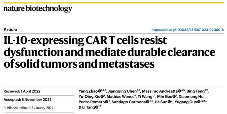 NBT重磅！新型CAR-T疗法清除实体瘤并防复发，以极低剂量成功帮助多名患者完全缓解！医药新闻-ByDrug-一站式医药资源共享中心-医药魔方