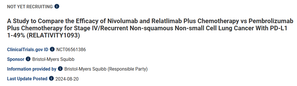 BMS启动O药+瑞拉利单抗 vs. K药III期研究医药新闻-ByDrug-一站式医药资源共享中心-医药魔方
