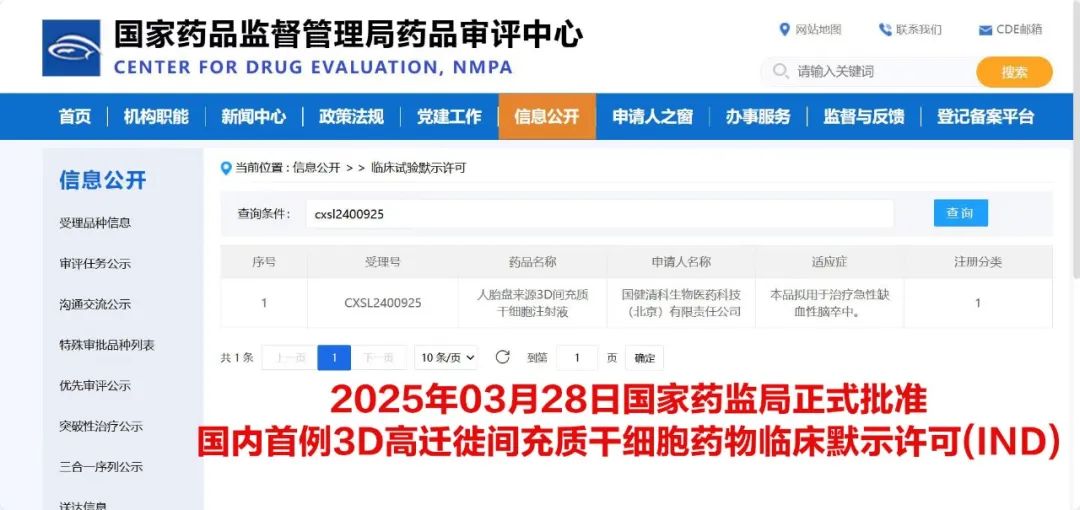 全球首款新一代3D间充质干细胞注射液IND国内获批医药新闻-ByDrug-一站式医药资源共享中心-医药魔方