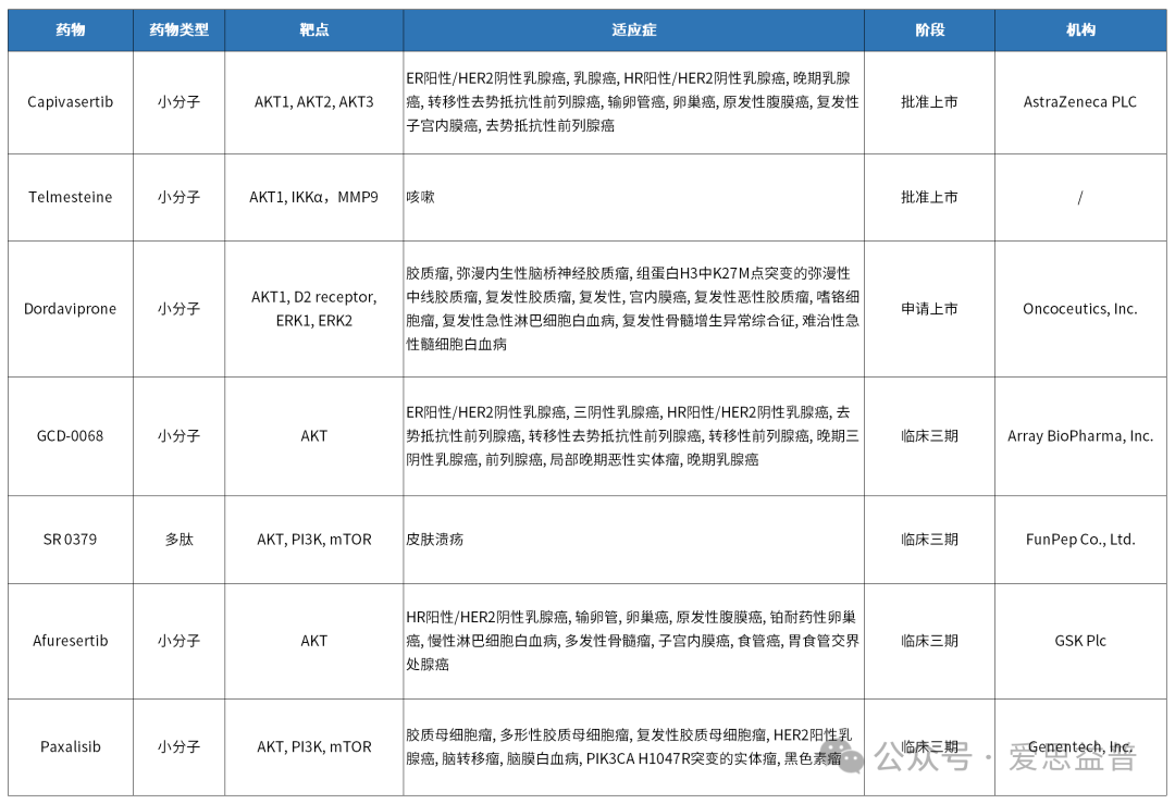 AKT抑制剂研究进展及筛选策略医药新闻-ByDrug-一站式医药资源共享中心-医药魔方