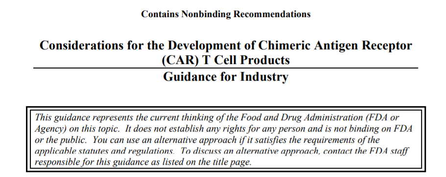 FDA针对CAR-T细胞疗法发布行业指南医药新闻-ByDrug-一站式医药资源共享中心-医药魔方