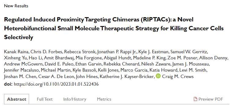 30.5亿美元！强生收购RIPTAC公司，背后大牛是Craig Crews医药新闻-ByDrug-一站式医药资源共享中心-医药魔方