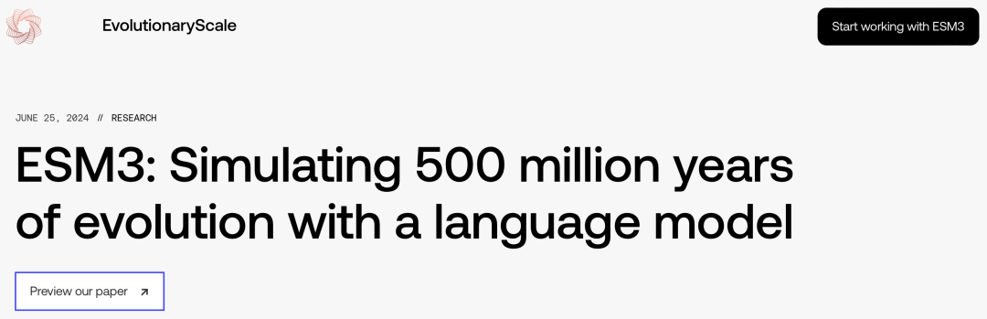 Nature | 全新蛋白质大模型ESM3诞生！模拟5亿年自然进化史，已获1.42亿美金融资医药新闻-ByDrug-一站式医药资源共享中心-医药魔方