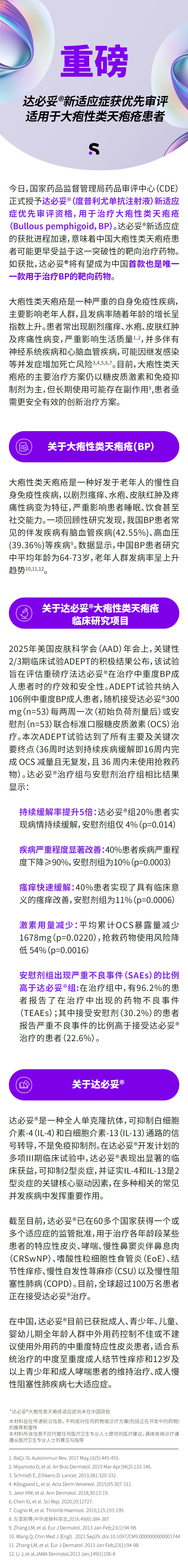 潜在首个且唯一！达必妥®新适应症获CDE优先审评，治疗大疱性类天疱疮医药新闻-ByDrug-一站式医药资源共享中心-医药魔方