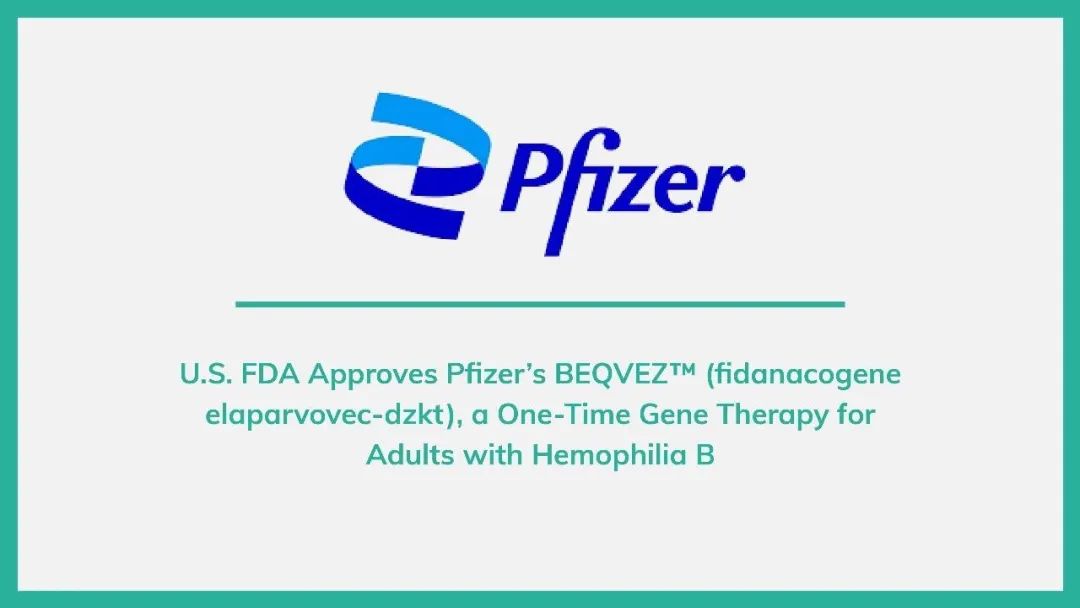 全球第8款上市产品，辉瑞基因疗法获FDA批准上市医药新闻-ByDrug-一站式医药资源共享中心-医药魔方