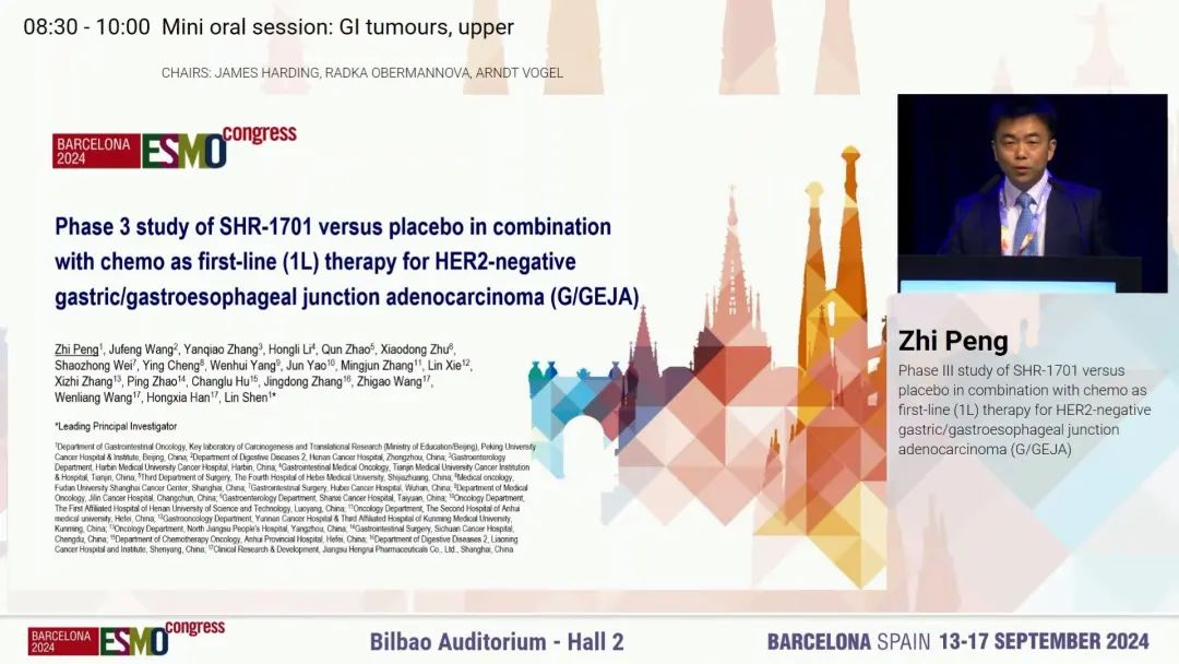 2024 ESMO口头报告｜恒瑞创新药SHR-1701联合化疗一线治疗HER2阴性晚期胃癌的全国多中心3期研究获得阳性结果医药新闻-ByDrug-一站式医药资源共享中心-医药魔方