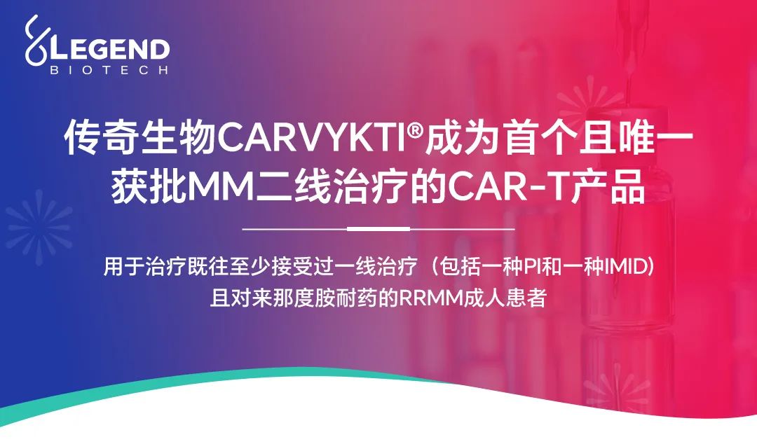 重磅！传奇生物CARVYKTI®二线适应症在美国获批医药新闻-ByDrug-一站式医药资源共享中心-医药魔方