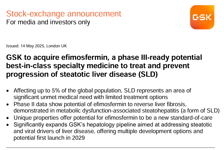 20亿美元！GSK收购一款FGF21类似物医药新闻-ByDrug-一站式医药资源共享中心-医药魔方