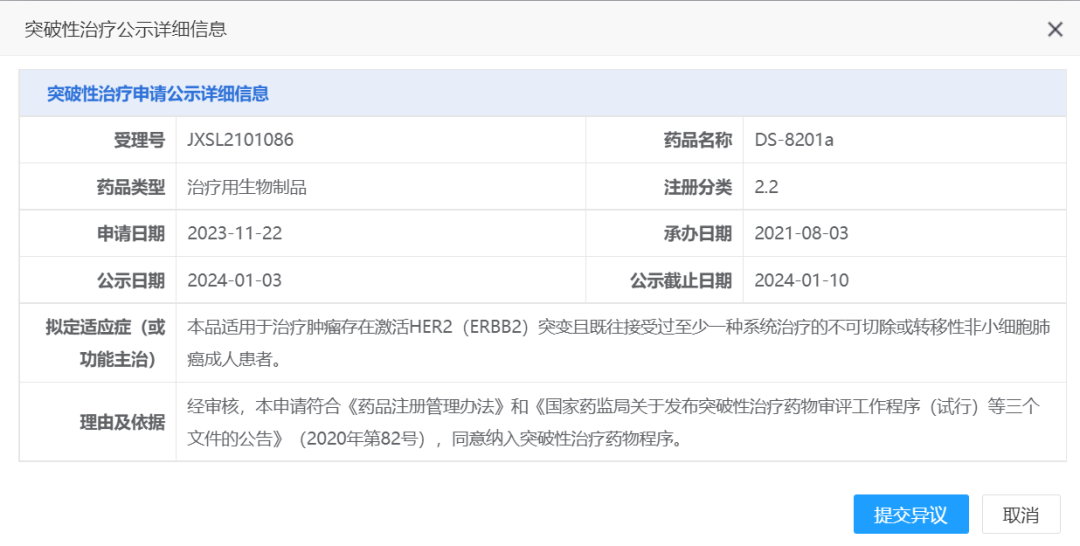 DS-8201再获CDE拟突破性疗法认定，治疗非小细胞肺癌医药新闻-ByDrug-一站式医药资源共享中心-医药魔方