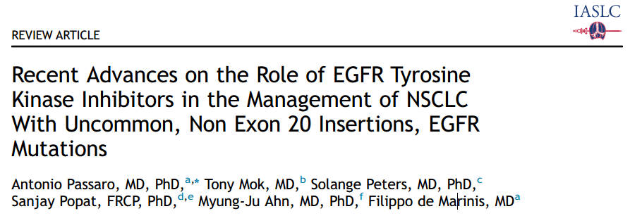 【勃学万象·文献精萃】EGFR TKIs治疗EGFR罕见突变的最新研究进展医药新闻-ByDrug-一站式医药资源共享中心-医药魔方
