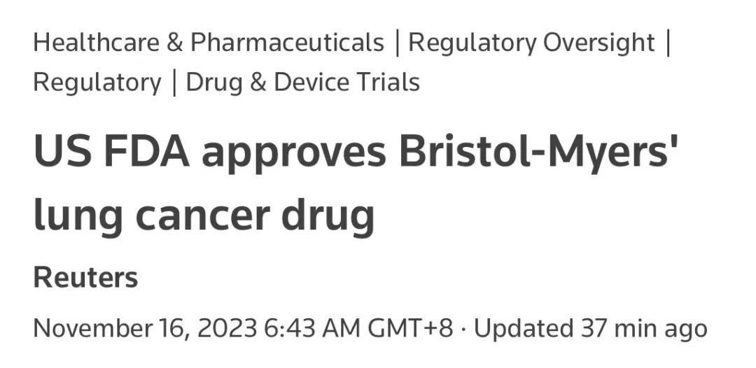 BMS新一代ROS1/NTRK抑制剂获FDA批准上市，再鼎医药拥有中国权益医药新闻-ByDrug-一站式医药资源共享中心-医药魔方