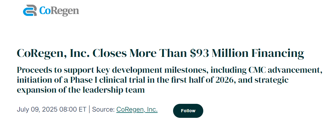 融资6.7亿元！基因疗法biotech致力推进管线进展医药新闻-ByDrug-一站式医药资源共享中心-医药魔方