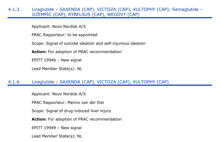 风波又起！EMA欲再调查GLP-1药物的自杀和自残风险医药新闻-ByDrug-一站式医药资源共享中心-医药魔方