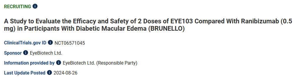 全球首个！默沙东眼科三抗启动II/III期研究医药新闻-ByDrug-一站式医药资源共享中心-医药魔方