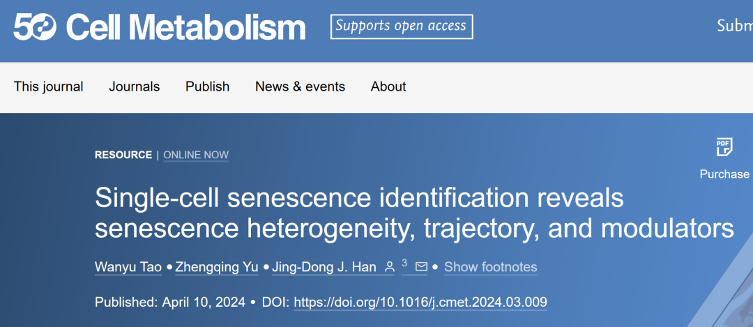 Cell子刊 | 发现单细胞水平鉴定与定量细胞衰老新方法！医药新闻-ByDrug-一站式医药资源共享中心-医药魔方