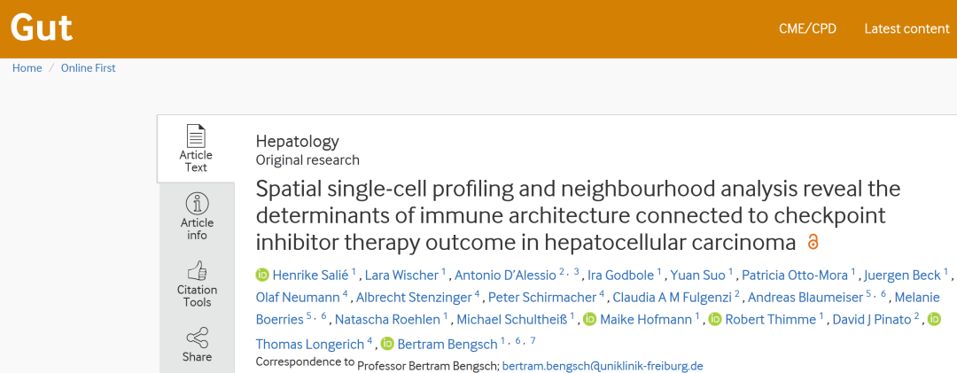 前沿技术 | IMC分析揭示肝细胞癌空间免疫分类，可用于免疫治疗反应预测医药新闻-ByDrug-一站式医药资源共享中心-医药魔方