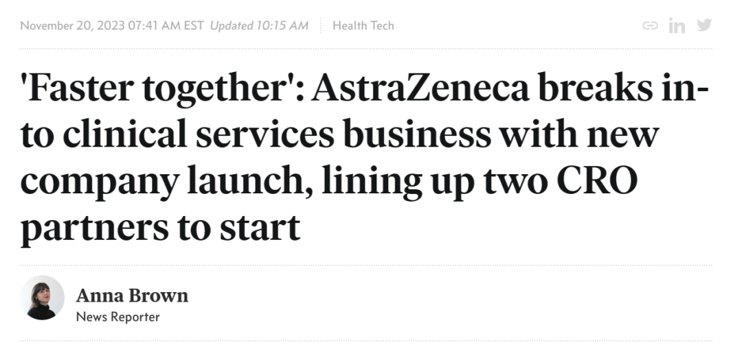 引入AI 技术，阿斯利康进军临床CRO业务医药新闻-ByDrug-一站式医药资源共享中心-医药魔方