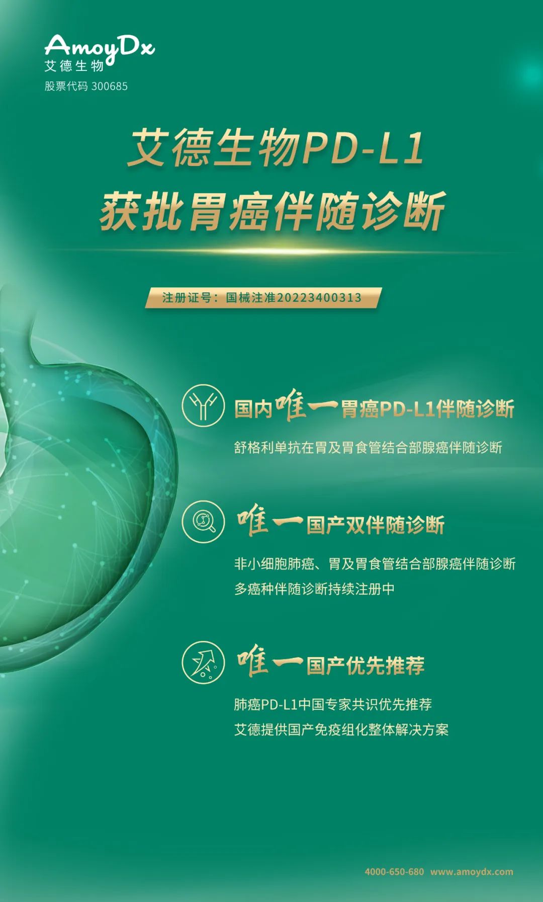 艾德生物PD-L1获批胃癌伴随诊断医药新闻-ByDrug-一站式医药资源共享中心-医药魔方