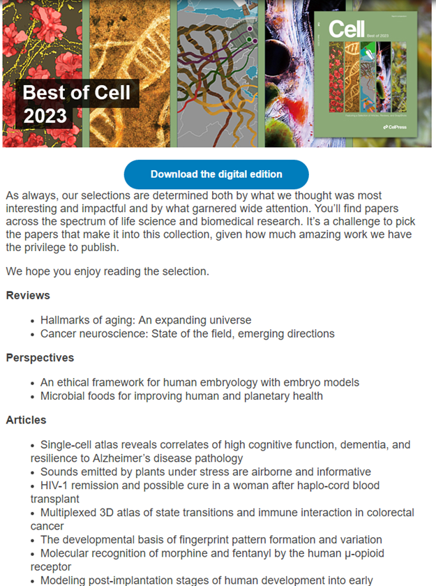 上海药物所Cell文章入选“Best of Cell 2023”医药新闻-ByDrug-一站式医药资源共享中心-医药魔方
