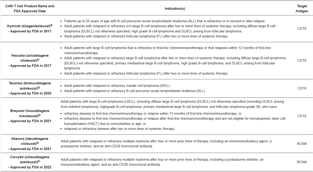 6年FDA批准6款CAR-T疗法上市！CAR-T疗法未来发展趋势医药新闻-ByDrug-一站式医药资源共享中心-医药魔方