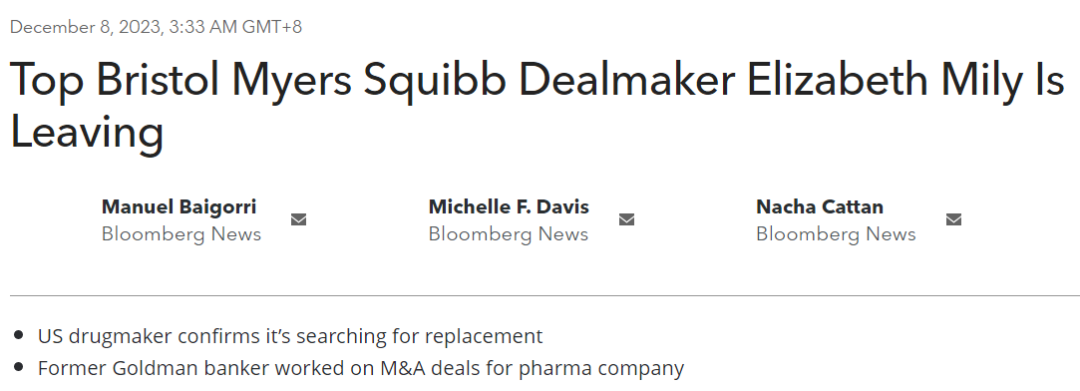 施贵宝副总裁离职医药新闻-ByDrug-一站式医药资源共享中心-医药魔方