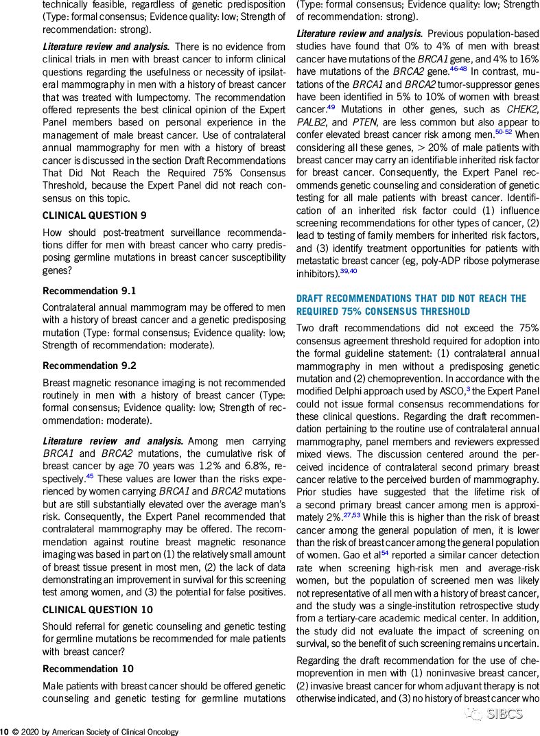 美国临床肿瘤学会男性乳腺癌管理指南医药新闻-ByDrug-一站式医药资源共享中心-医药魔方