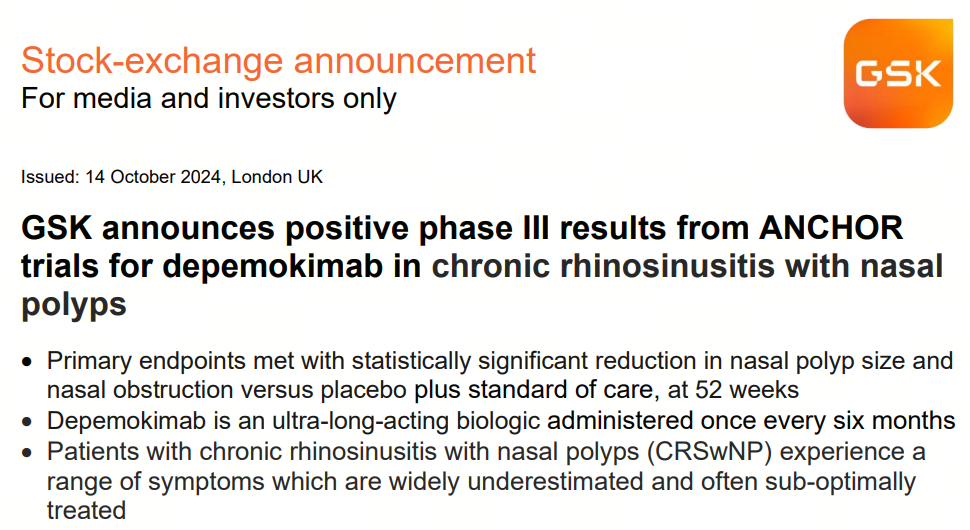 半年一针！GSK超长效IL-5单抗一项III期研究成功医药新闻-ByDrug-一站式医药资源共享中心-医药魔方