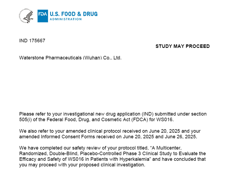 喜报丨创新药WS016获FDA批准，直通美国III期临床试验医药新闻-ByDrug-一站式医药资源共享中心-医药魔方