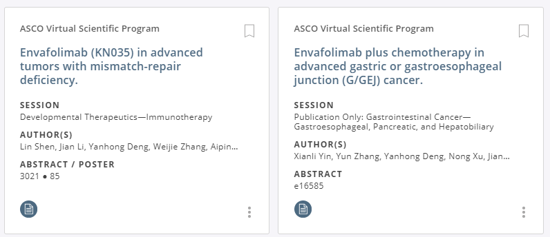 【2020 ASCO】皮下注射PD-L1抗体KN035来了，两项研究获展示医药新闻-ByDrug-一站式医药资源共享中心-医药魔方
